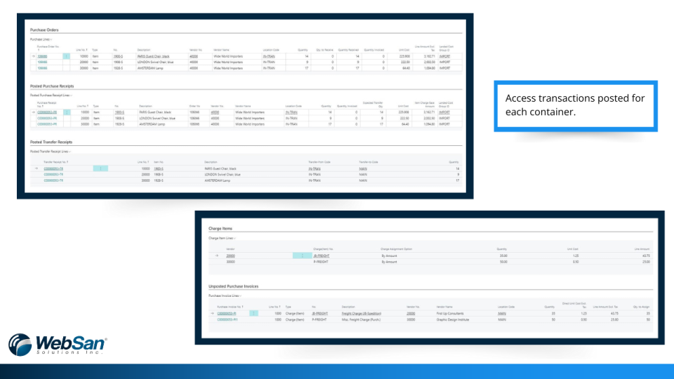 Inbound Container Handling App for Business Central | Shipping ...